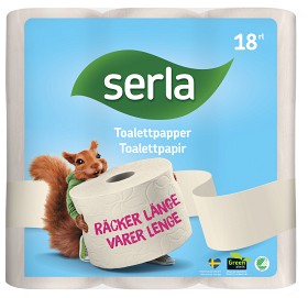 Köp Serla TOALETT 3-SK 18st på delitea.se