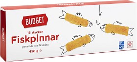 Köp BUDGET FISKPINNAR 450G på delitea.se