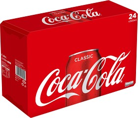 Köp Coca-Cola Classic Burk 24x33 cl inkl. pant på delitea.se
