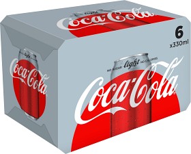 Köp Coca-Cola Light Burk 6x33 cl inkl. pant på delitea.se