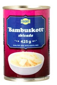 Köp FAVORIT BAMBUSKOTT SKIVADE 425G på delitea.se