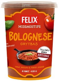 Köp Felix Bolognese Grytbas 490 g på delitea.se