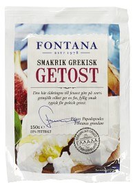 Köp BERGENDAHLS - 1512 - FONTANA - FONTANA GREKISK GETOST 150G (FONTANA ...