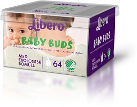 Köp LIBERO Libero Baby Bomullspinnar 64PC på delitea.se