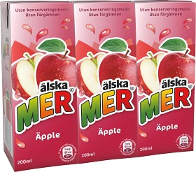 Köp MER Fruktdryck utan kolsyra Äpple 3x200ml på delitea.se