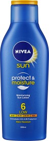 Köp NIVEA SUN Protect & Moisture Lotion SPF 6 200 ml på delitea.se