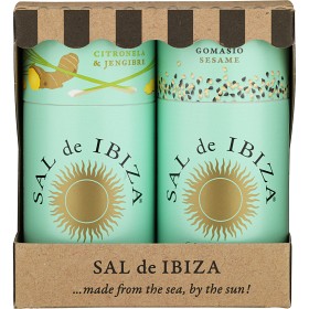 Köp Sal de Ibiza Sea Salt Spice Set Lemongrass/Ginger & Sesame 100+75g ...