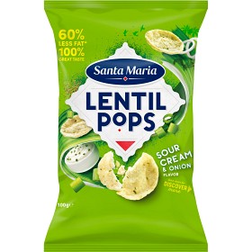 Köp Santa Maria Sourcream & Onion Lentil Pops Potatischips 100g på ...