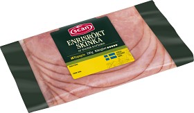 Köp BERGENDAHLS - 1512 - SCAN - SCAN ENRISRÖKT SKINKA AV RAPSGRIS 120G ...