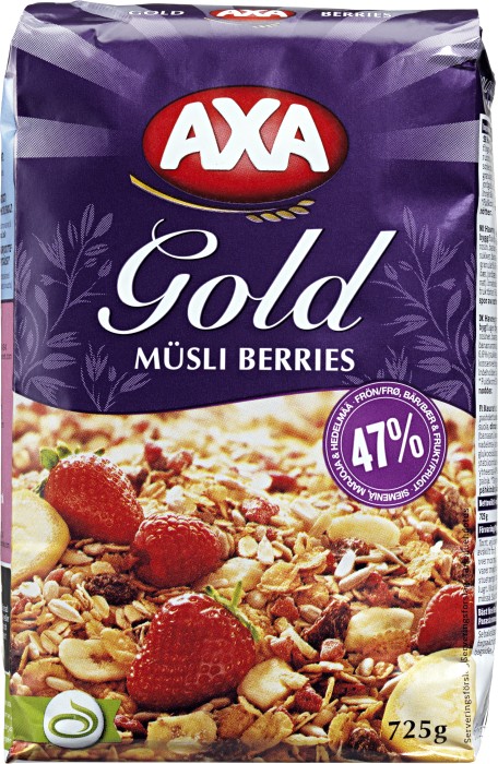 Köp Axa Gold Müsli Berries 725 g på delitea.se
