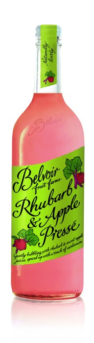 Köp Belvoir Fruit Farms Lemonad Rabarber & Äpple 75 cl på delitea.se