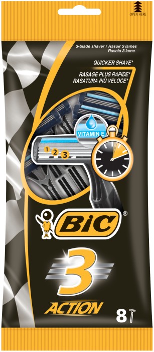 Köp BIC 3 Action 8-pack på delitea.se