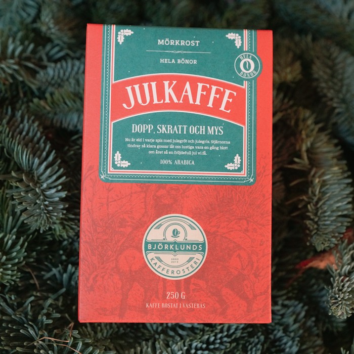 Köp Björklunds Kafferosteri Julkaffe Hela Bönor 250g på delitea.se