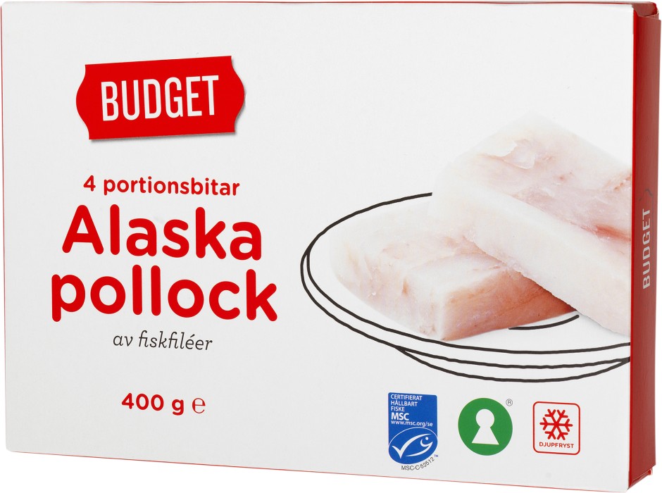 Köp BUDGET ALASKA POLLOCK 400G på delitea.se