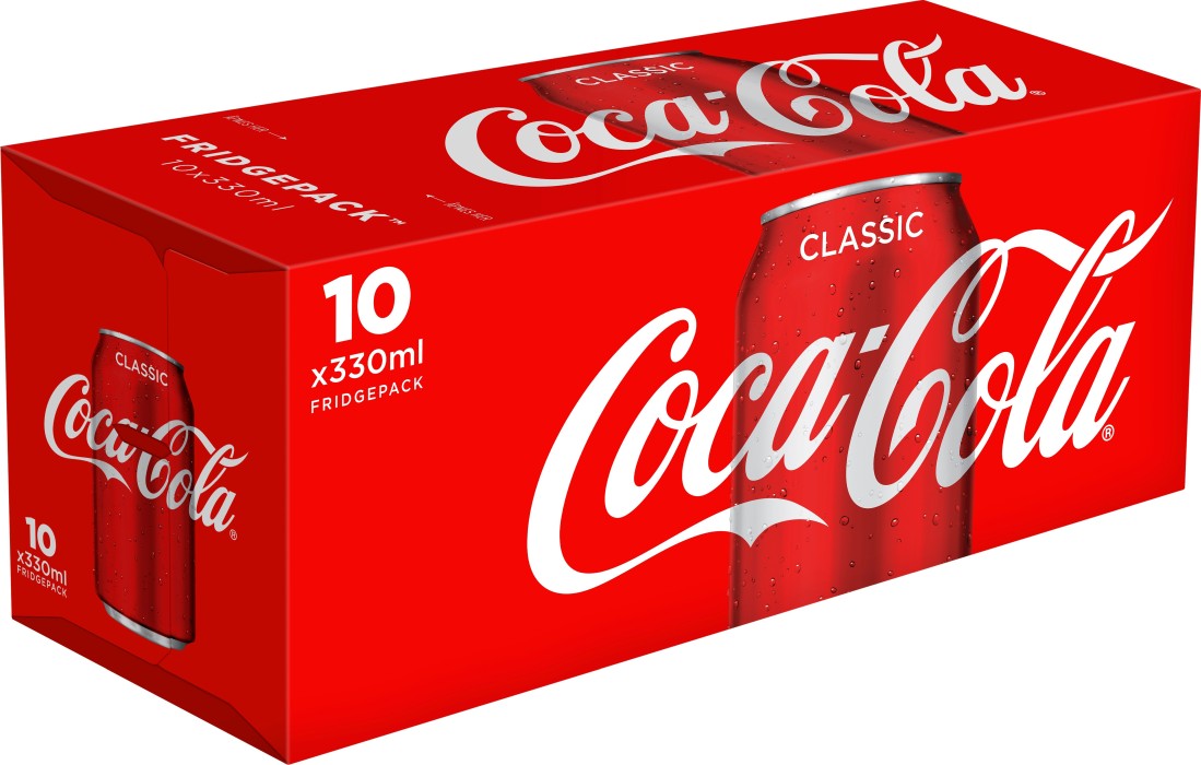 Köp Coca-Cola Classic Burk 10x33 cl inkl. pant på delitea.se