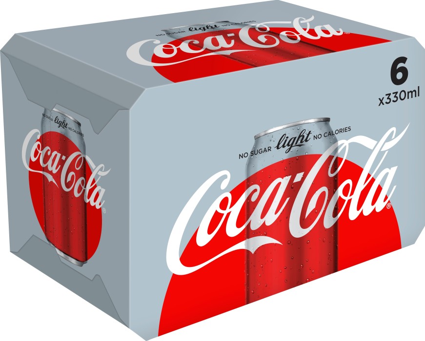 Köp Coca-Cola Light Burk 6x33 cl inkl. pant på delitea.se