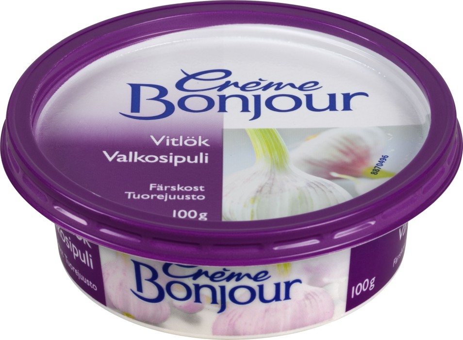 Köp CRÈME BONJOUR Färskost Vitlök 100 gr på delitea.se