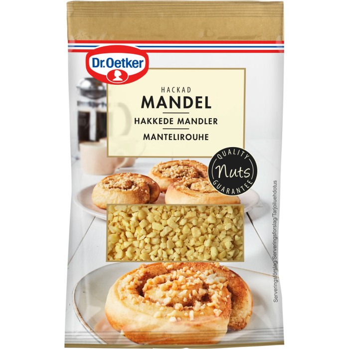 Köp Dr. Oetker Skalad & Hackad Mandel 50g på delitea.se