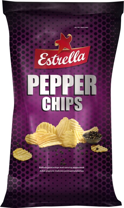 Köp BERGENDAHLS - 1512 - ESTRELLA - EST PEPPARCHIPS 200G (ESTRELLA AB ...