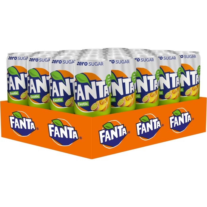 Köp Fanta Exotic Zero Burk 20x33cl inkl pant på delitea.se