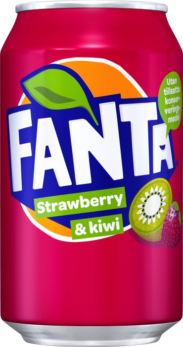 Köp Fanta Kolsyrad läskedryck STRAWBERRY&KIWI 330ml på delitea.se