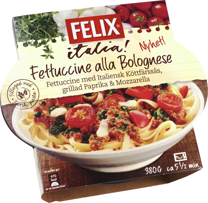 Köp FELIX Fettucine alla Bolognese 380 g på delitea.se