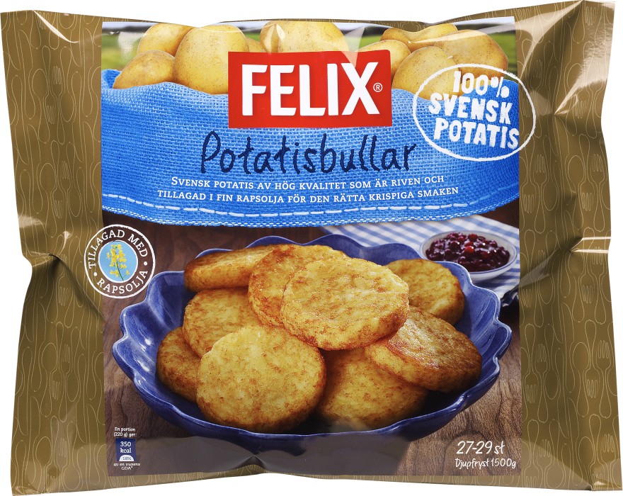 Köp FELIX Potatisbullar 1500 g på delitea.se