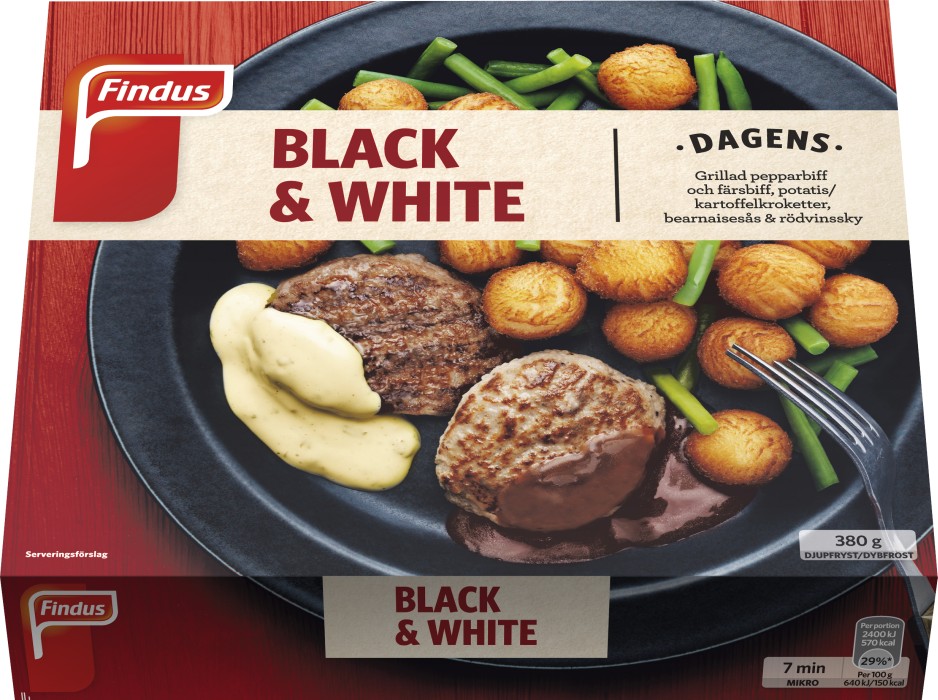 Köp BERGENDAHLS - 1512 - FINDUS - FIND DAGENS BLACK WHITE 380G (FINDUS ...