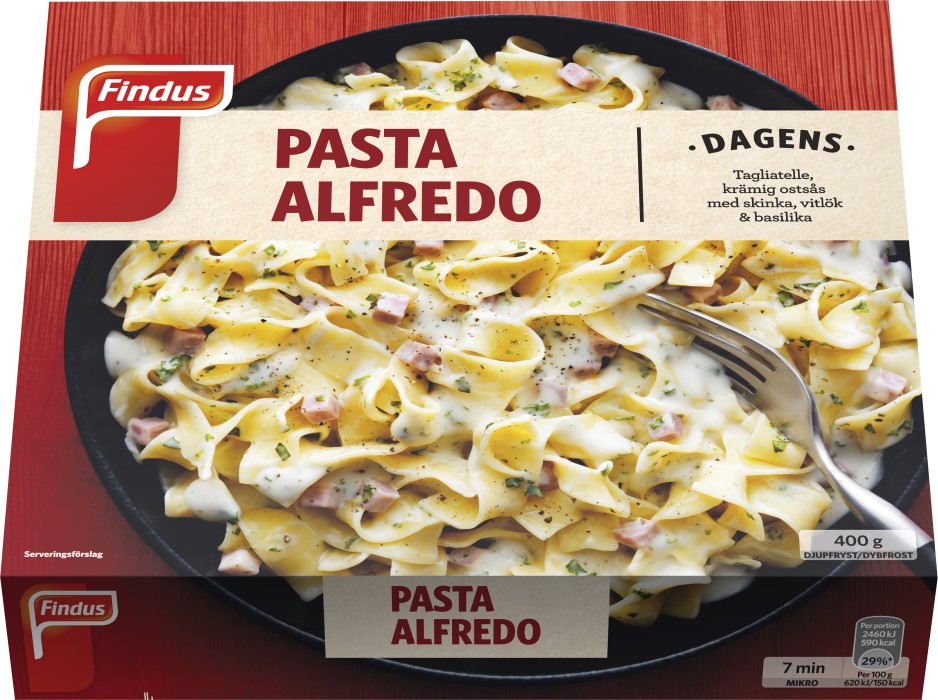 Köp BERGENDAHLS - 1512 - FINDUS - FIND DAGENS PASTA ALFREDO 400G ...