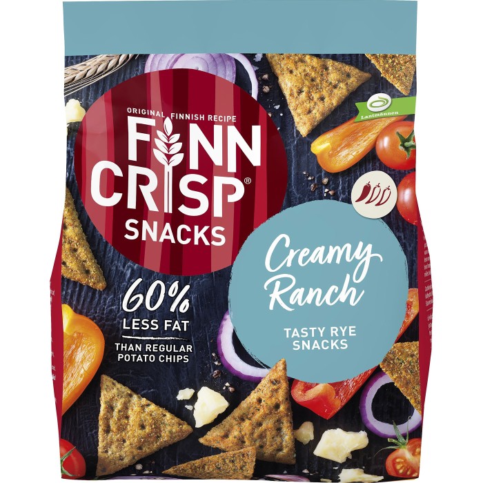 Köp Finn Crisp Rye Snacks Creamy Ranch 150g på delitea.se