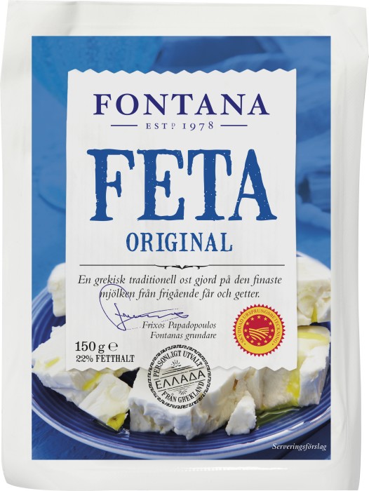Köp BERGENDAHLS - 1512 - FONTANA - FONTANA FETA ORIGINAL 150G (FONTANA ...
