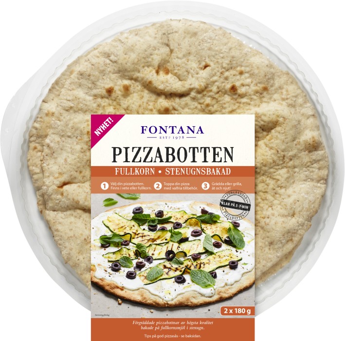 Köp BERGENDAHLS - 1512 - FONTANA - FONTANA PIZZABOTTEN FULLKORN 30CM ...