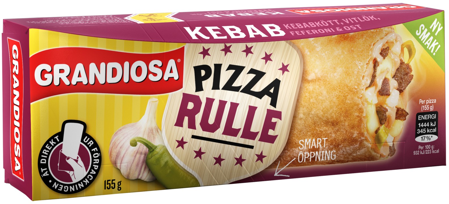 Köp GRANDIOSA Pizzarulle Kebab 155 g på delitea.se