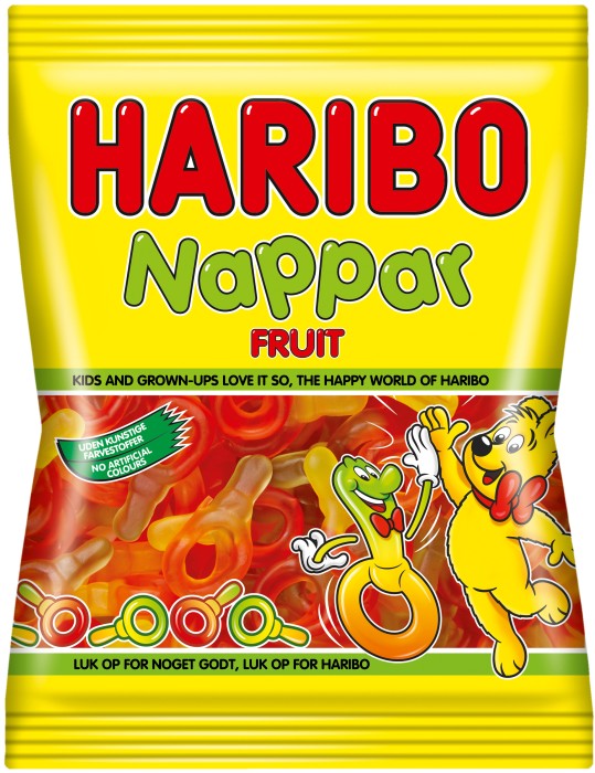 Köp BERGENDAHLS - 1512 - HARIBO - HARIBO NAPPAR FRUIT 180G (HARIBO ...