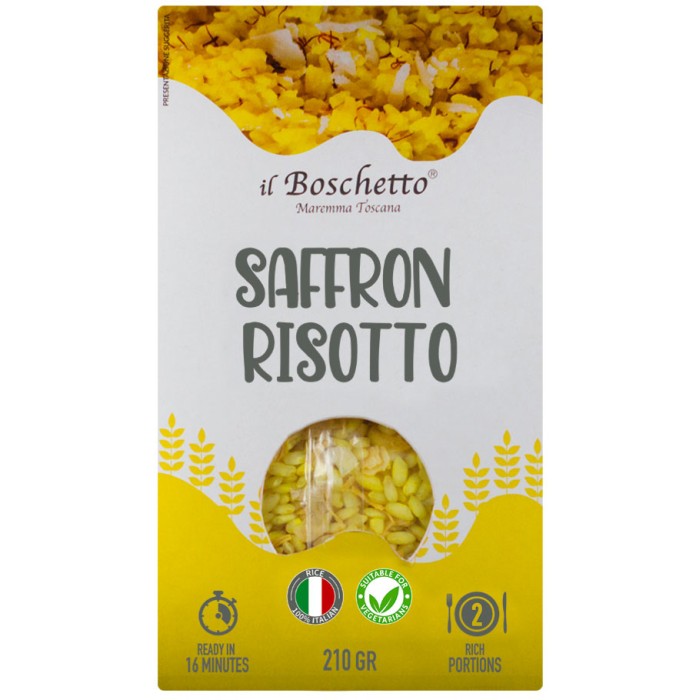 Köp Il Boschetto Italiensk Risotto med Saffran 210g på delitea.se
