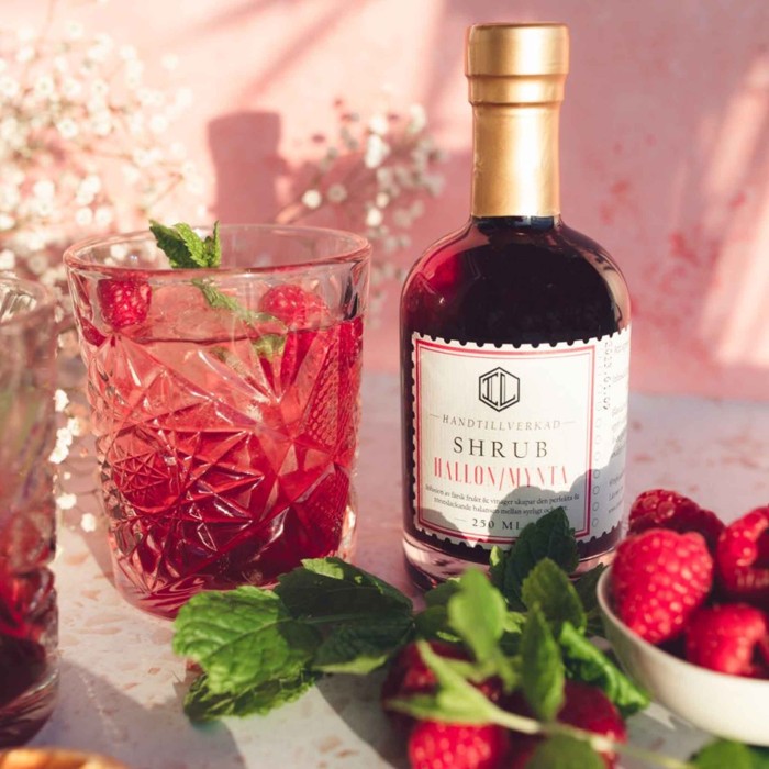 Köp Infused Liquid Shrub Hallon & Mynta 250ml på delitea.se