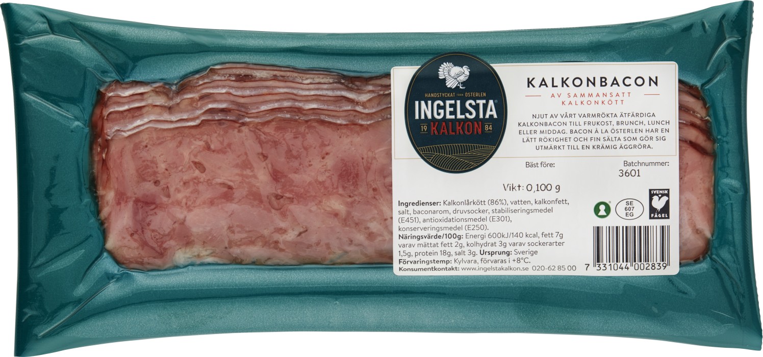 Köp BERGENDAHLS - 1512 - INGELSTA - INGELSTA KALKONBACON 100G ...