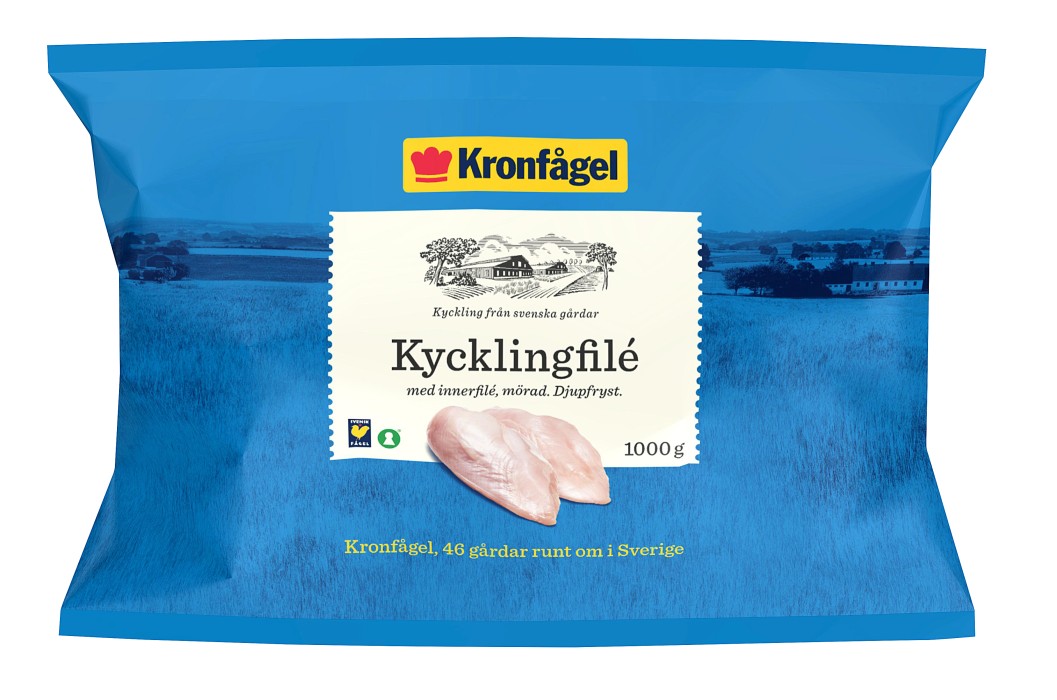 Köp BERGENDAHLS - 1512 - KRONFÅGEL - KRONF KYCKLINGFILÉ MÖRAD 1KG ...