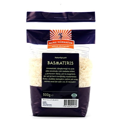 Köp Kung Markatta alltid ekologiskt Ekologiskt Basmatiris Vitt EKO 500g på delitea.se