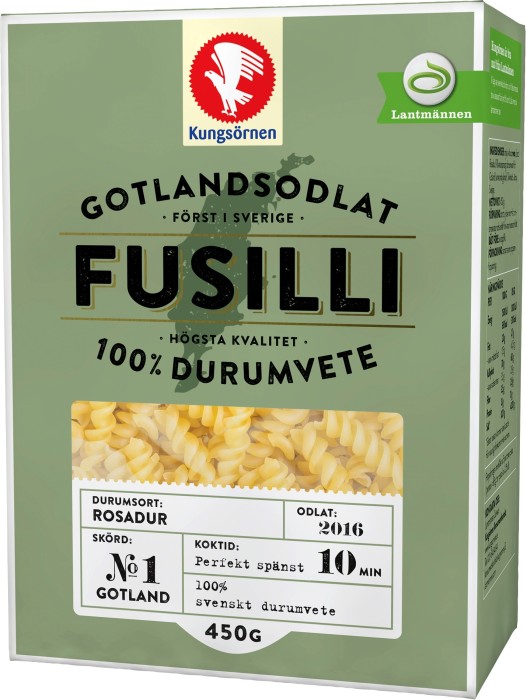 Köp Kungsörnen Fusilli Durumvete 450 g på delitea.se