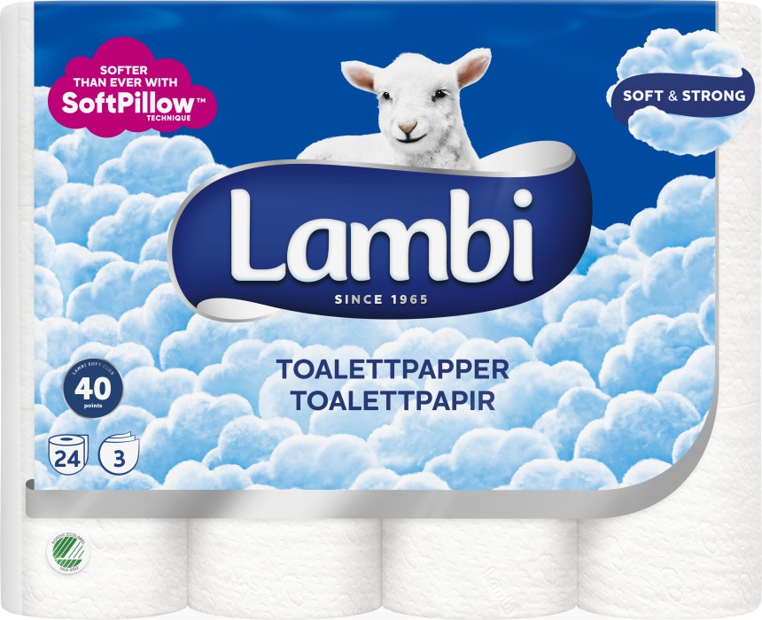 Köp Lambi Toalettpapper Classic 24 p på delitea.se