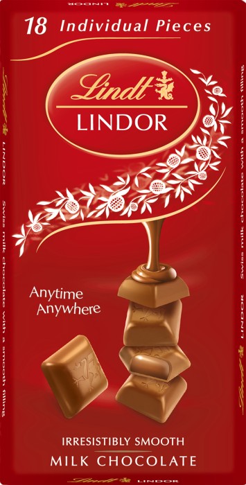 Köp Lindor Singles Milk Chocolate 100 g på delitea.se
