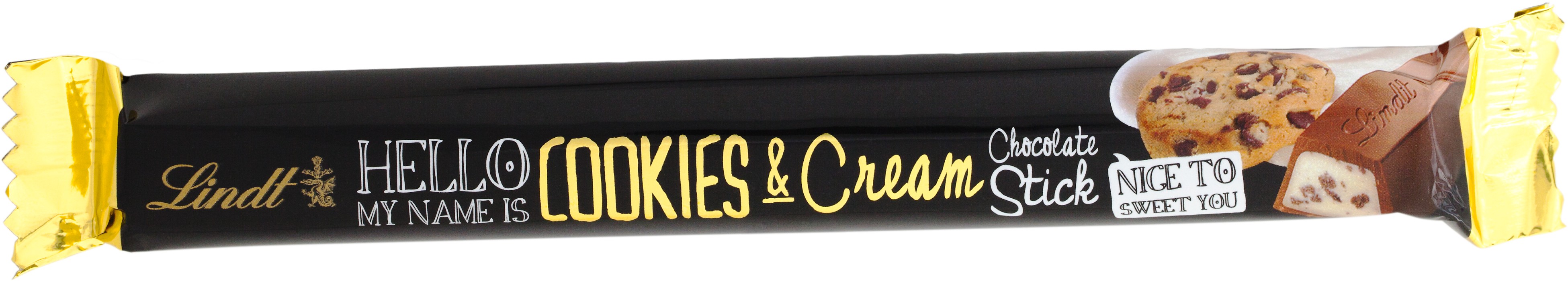 Köp BERGENDAHLS - 1512 - LINDT - LINDT HELLO STICK COOKIE&CREAM 39G ...