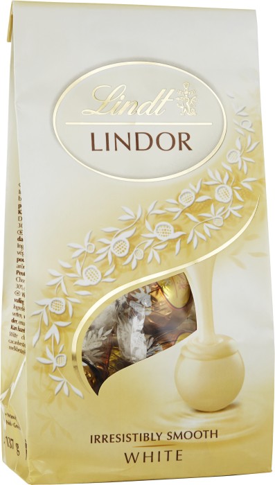 Köp BERGENDAHLS - 1512 - LINDT - LINDT LINDOR PÅSE VIT CHOKLAD 137G JUL ...