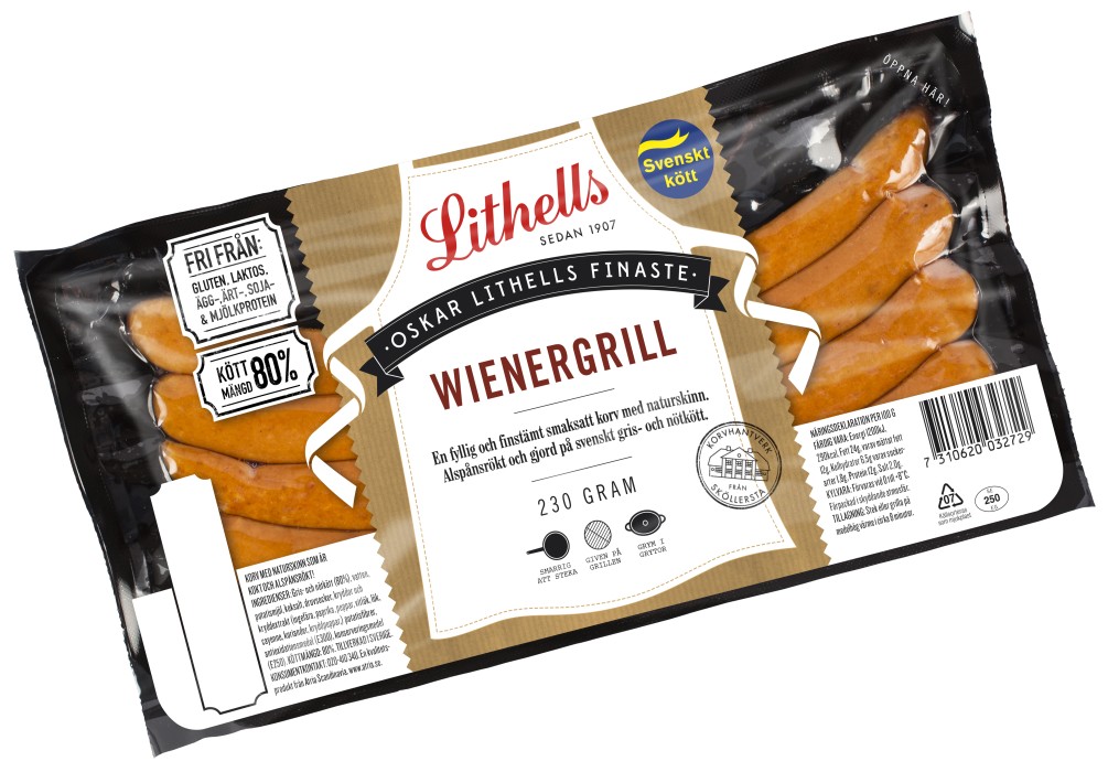 Köp BERGENDAHLS - 1512 - LITHELLS - LITHELLS WIENERGRILL 230G (ATRIA ...