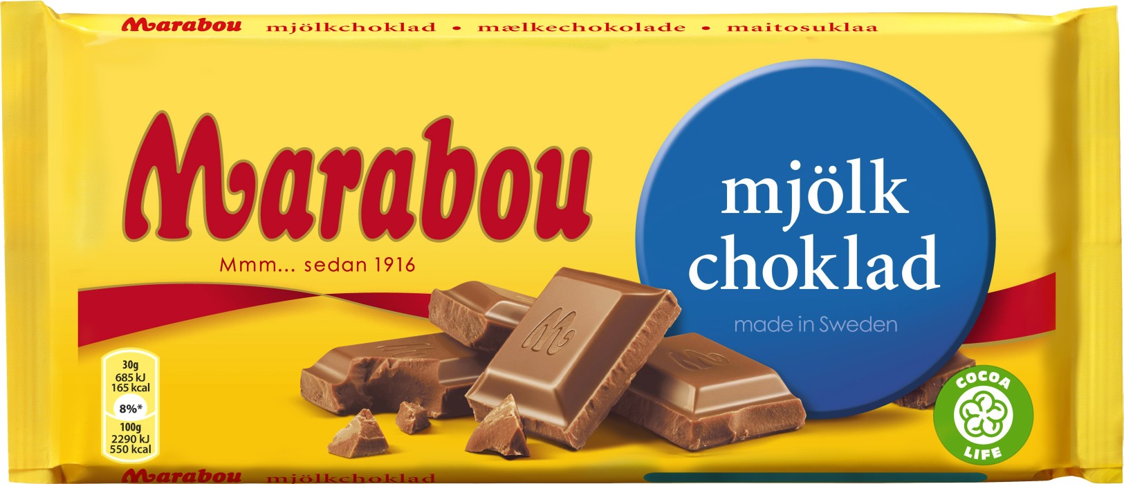 Köp Marabou Mjölkchoklad 200 g på delitea.se