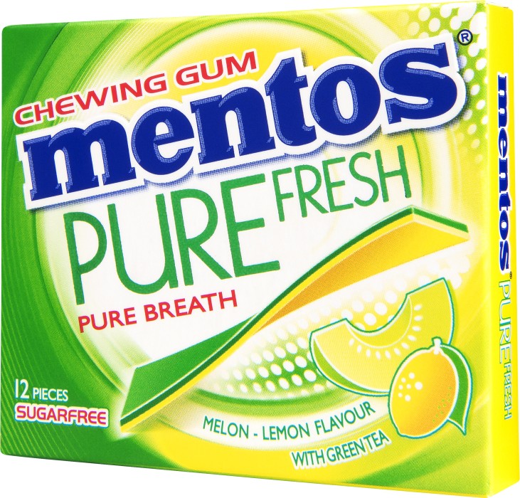 Köp Mentos Gum Pure Fresh Lemon/Melon 12 st på delitea.se