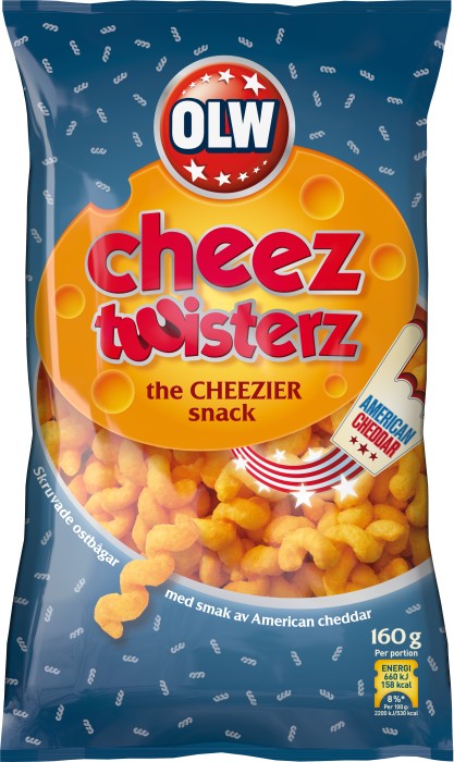 Köp BERGENDAHLS - 1512 - OLW - OLW CHEEZ TWISTERZ 160G (ORKLA ...