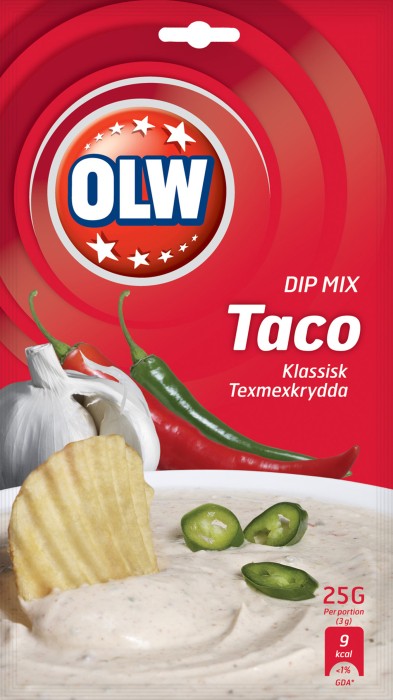 Köp BERGENDAHLS - 1512 - OLW - OLW DIPMIX TACO 25G (ORKLA CONFECTIONERY ...