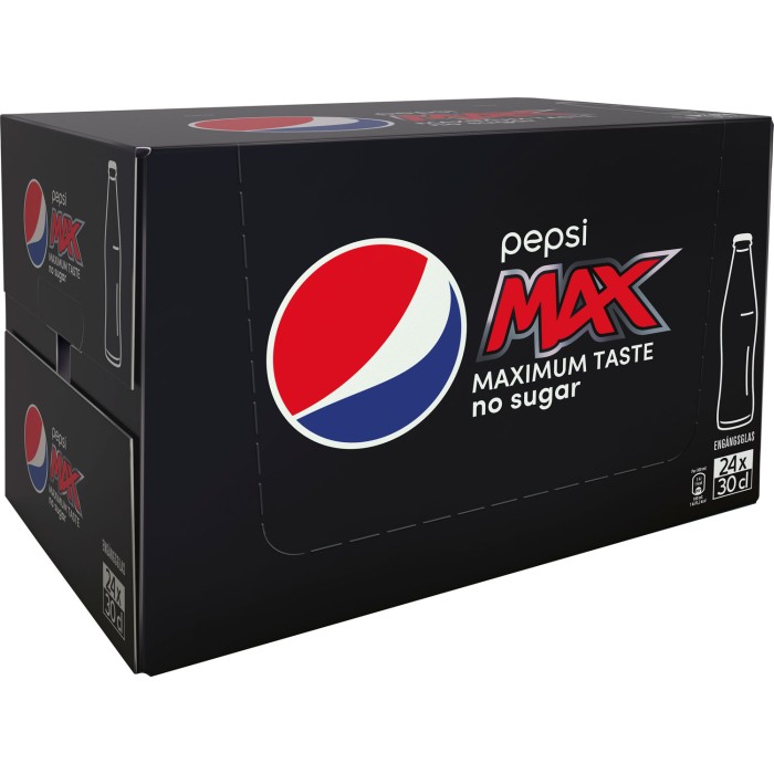 Köp Pepsi Max Glas 24x30cl på delitea.se